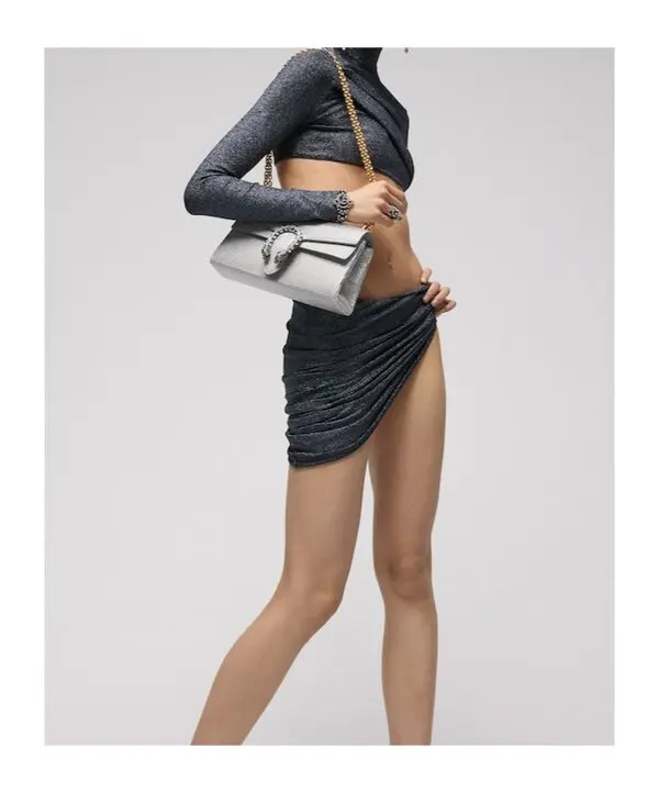 Gucci Dionysus Crystal Medium Shoulder Bag