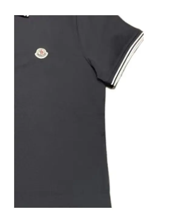 Moncler Navy Blue Logo Polo Shirt