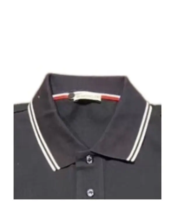 Moncler Navy Blue Logo Polo Shirt