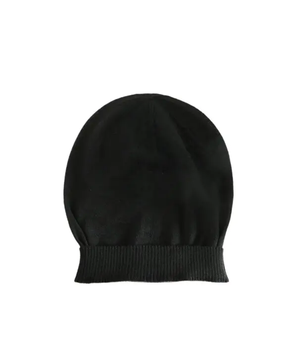Rick Owens Ribbed-trim Beanie Hat