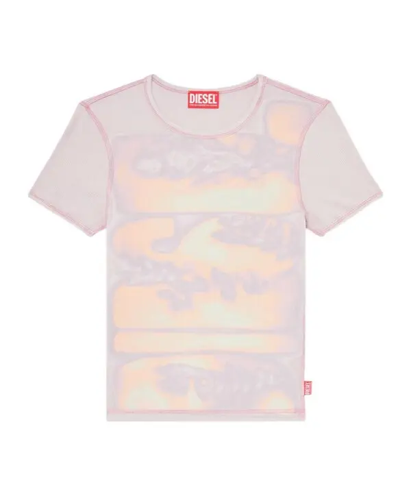 DIESEL® Short Sleeve Graphic Print T-shirt