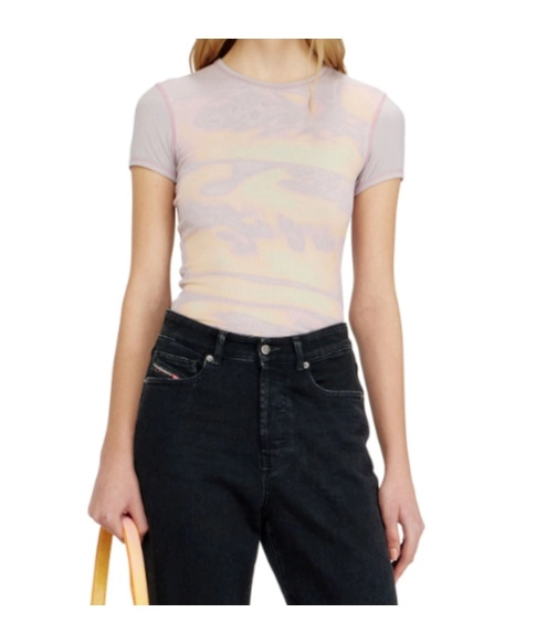 DIESEL® Short Sleeve Graphic Print T-shirt