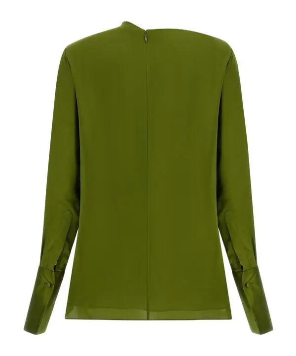 TOM FORD Draped-collar Blouse