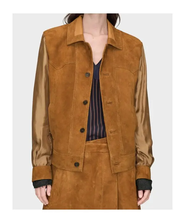 MAISON MARGIELA Suede Leather Jacket