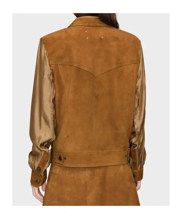 MAISON MARGIELA Suede Leather Jacket