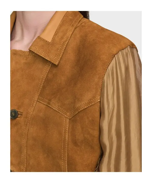 MAISON MARGIELA Suede Leather Jacket