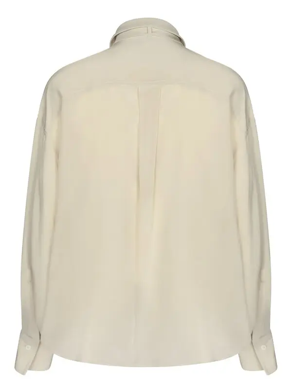 Brunello Cucinelli Collared Long-sleeve Shirt