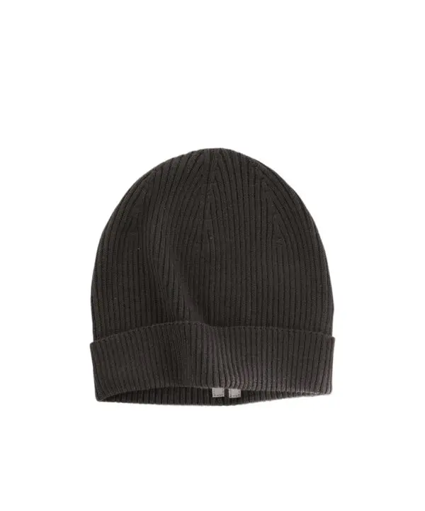 Rick Owens Ribbed-knit Cashmere Beanie Hat - Gray