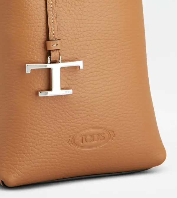 TOD'S T-timeless Pendant Detailed Micro Tote Bag