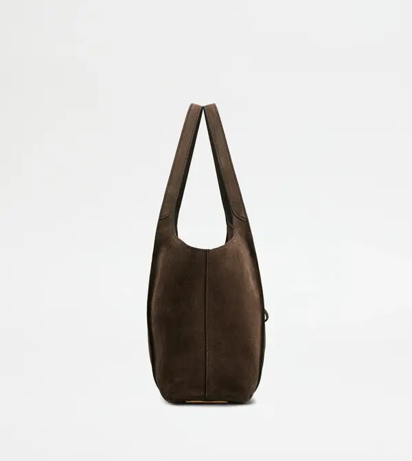 TOD'S Small T-timeless Suede Tote Bag