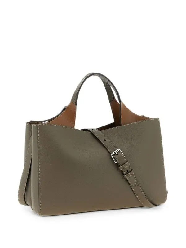TOD'S Letter Detail Shoulder Bag - Brown