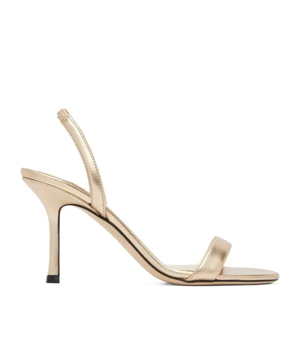 JIMMY CHOO Jenn 85 High-heeled Sandals - Golden