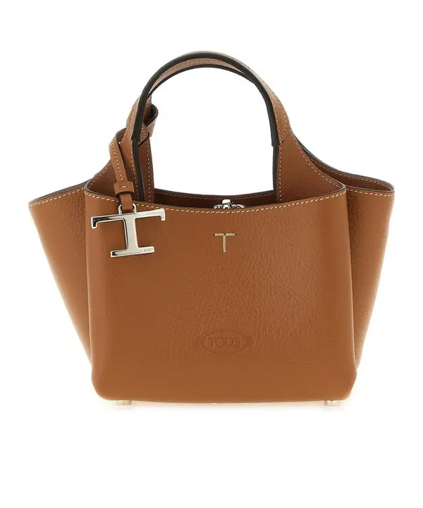 TOD'S Micro T Timeless Tote Bag - Brown