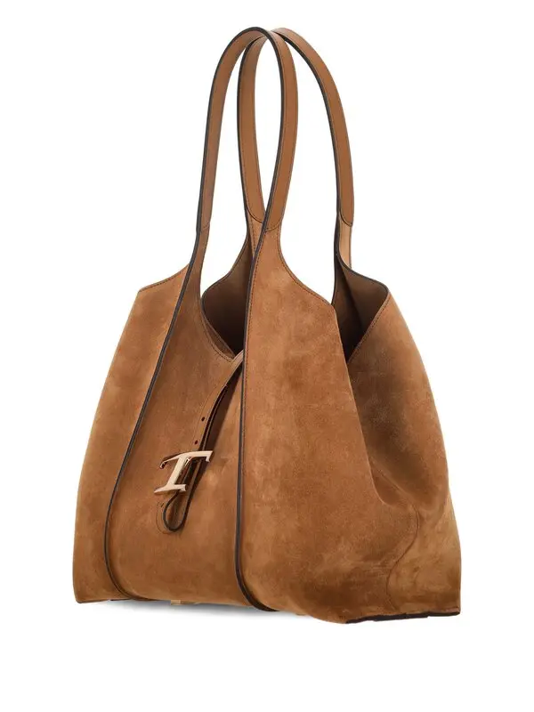 TOD'S T Timeless Leather Tote Bag