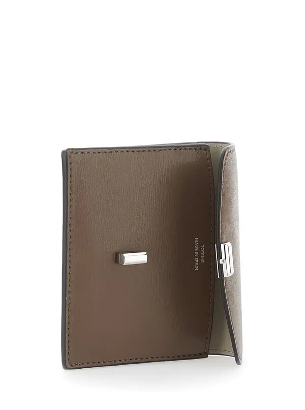 TOTEME T-lock Leather Wallet