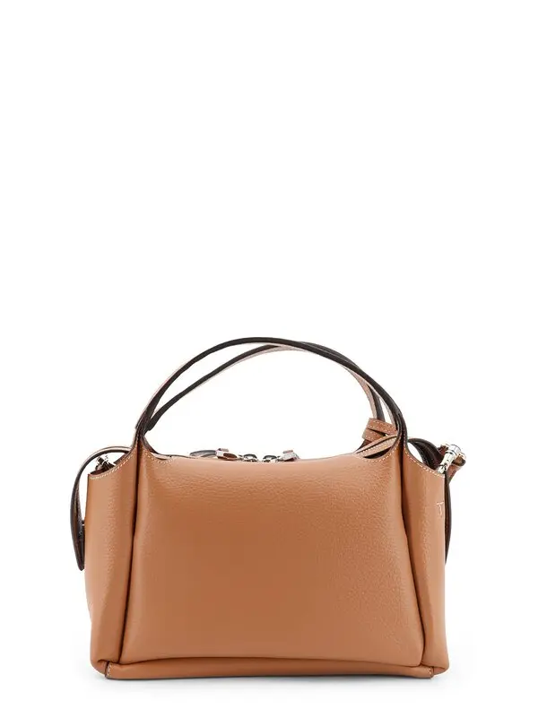 TOD'S T Timeless Pebbled Handbag