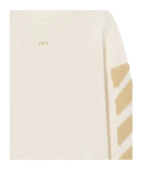Off-White Diag Fuzzy-knit Sweater