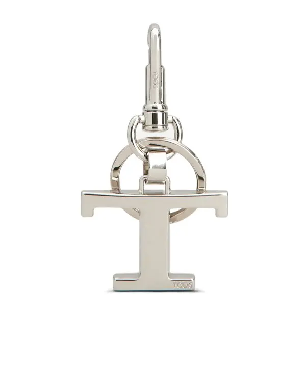 TOD'S T Timeless Key Holder - Silver