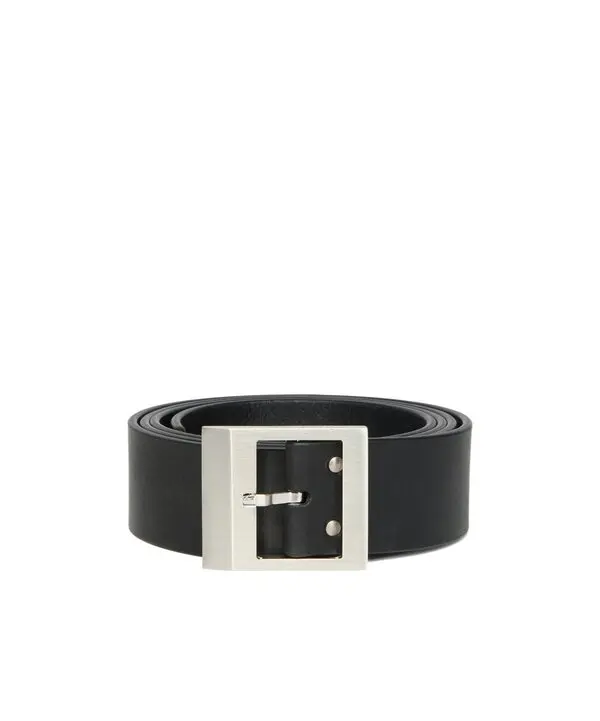Rick Owens Square-buckle Leather Belt
