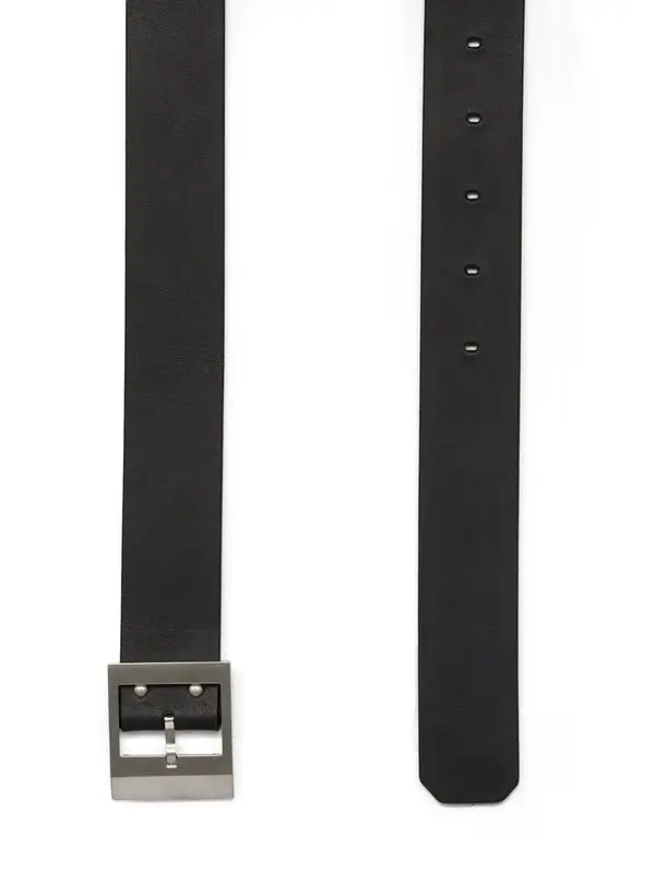 Rick Owens Square-buckle Leather Belt