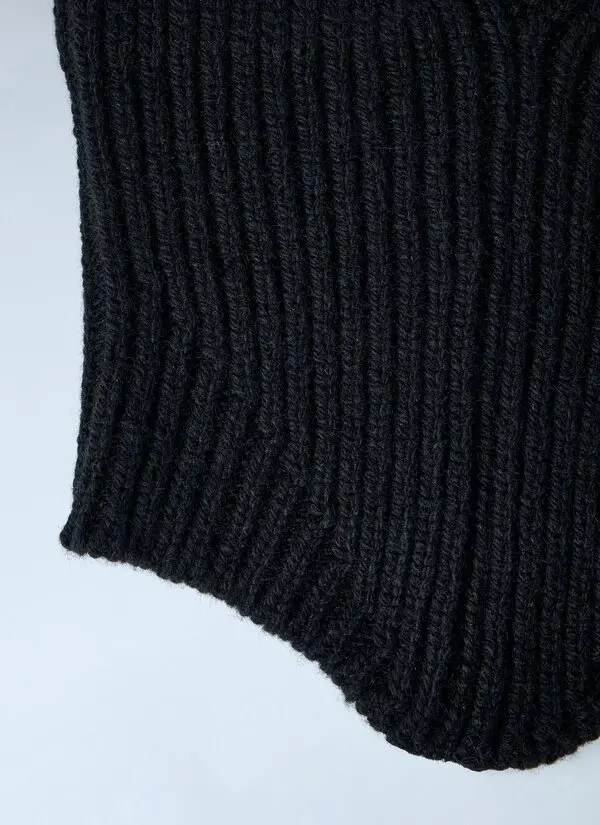 Rick Owens Porterville Ribbed Skull Hat