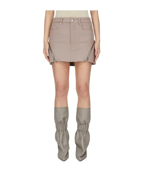 Rick Owens Belted Midi Skirt