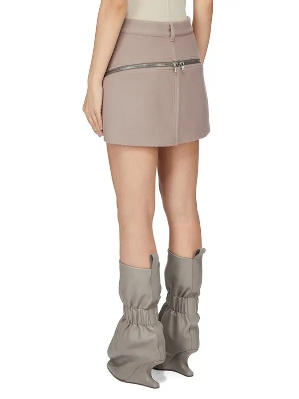 Rick Owens Belted Midi Skirt