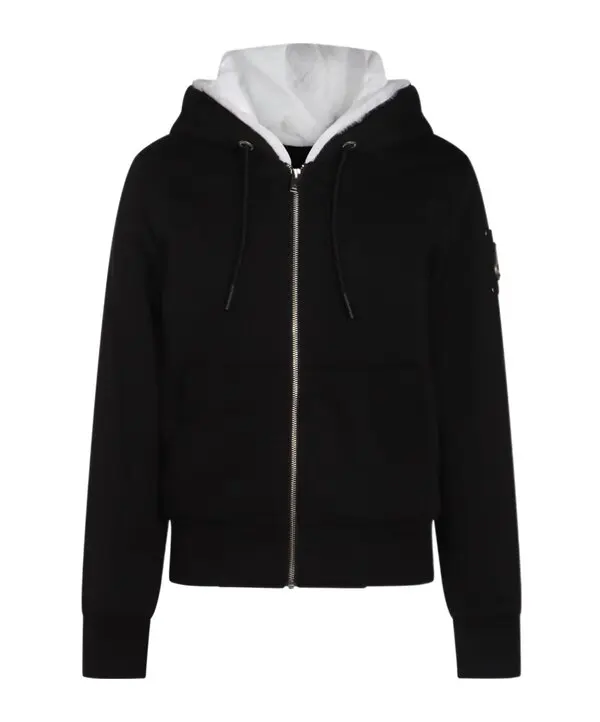 Moose Knuckles Zip-up Hooded Jacket - Black
