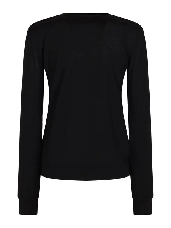Loewe Merino Wool Sweater With Anagram Embroidery