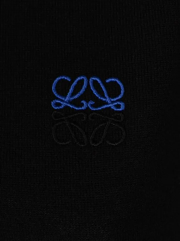 Loewe Merino Wool Sweater With Anagram Embroidery