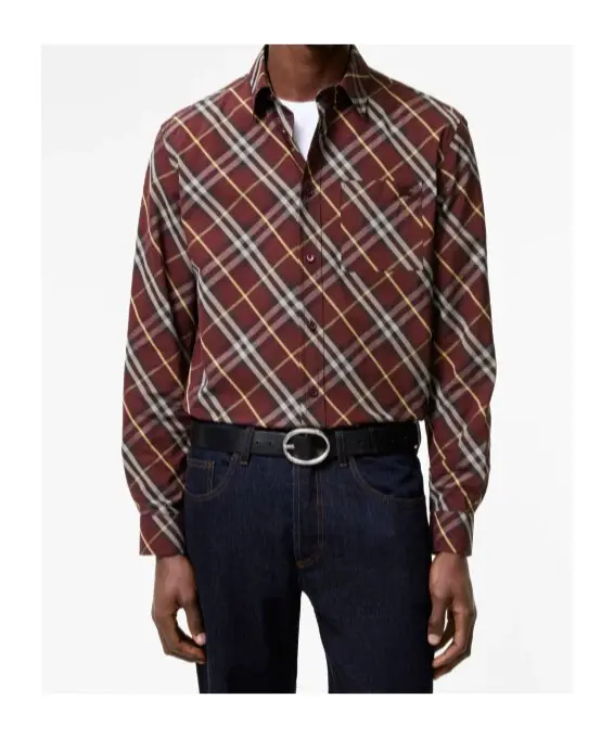 Burberry Classic Fit Check Cotton Shirt