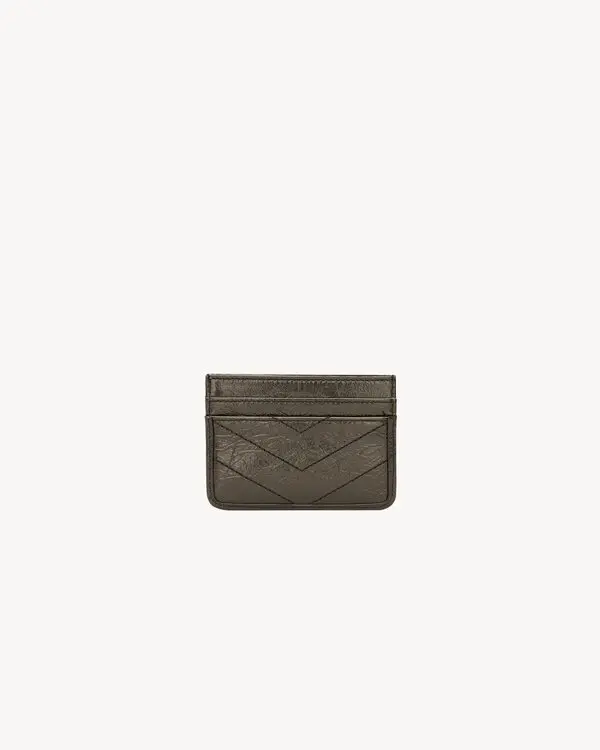Saint Laurent Stitched Card Holder