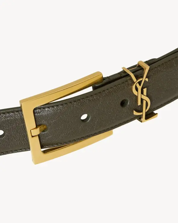 Saint Laurent Square Buckle Belt