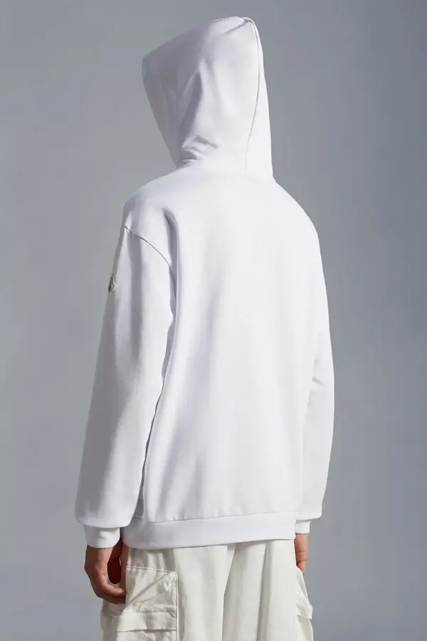 Moncler Cotton Wool Duck Motif Hoodie