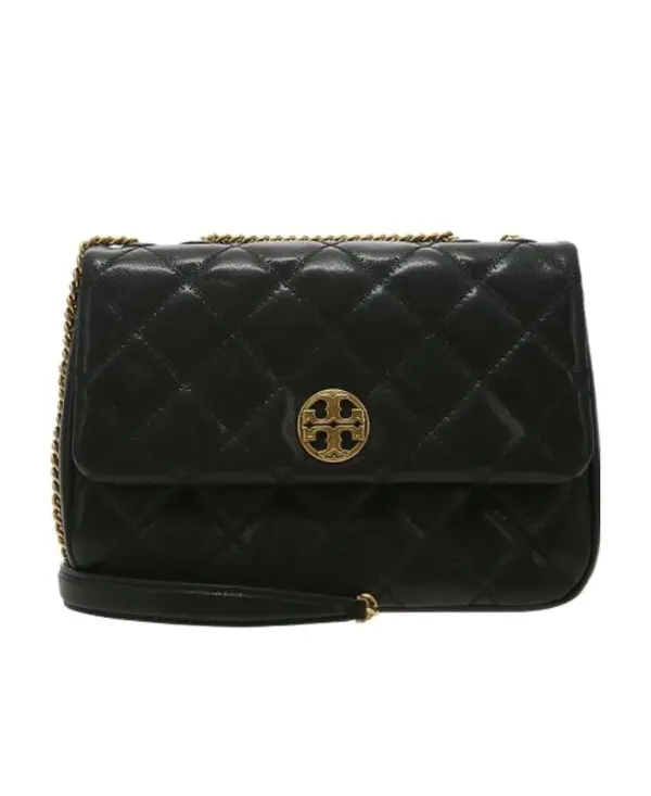 Tory Burch Willa Diamond Quilted Shoulder Bag