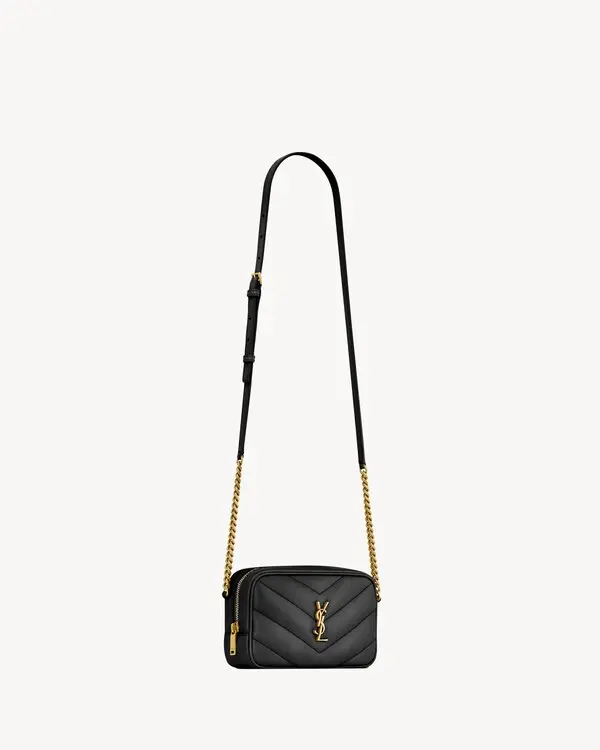 Saint Laurent Loulou Mini Camera Bag In Lambskin