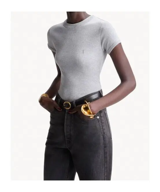 Saint Laurent Cassandre Fitted T-shirt
