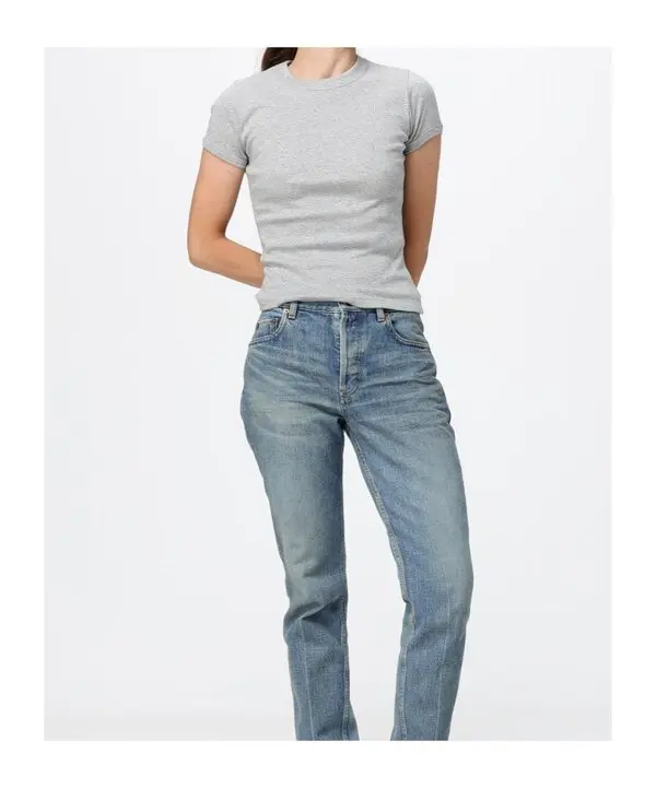 Saint Laurent Cassandre Embroidered T-shirt