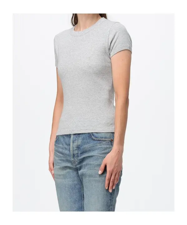 Saint Laurent Cassandre Embroidered T-shirt