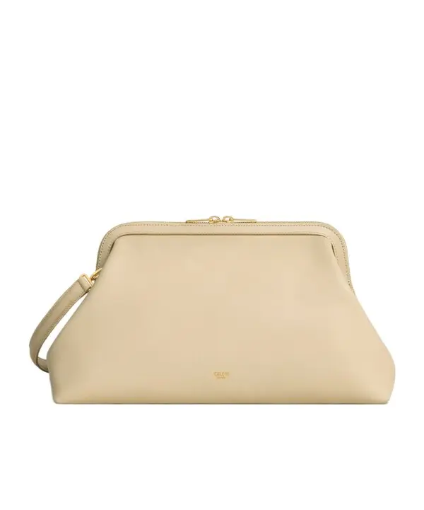 Celine Doctor's Pouch In Supple Natural Calfskin - Nude