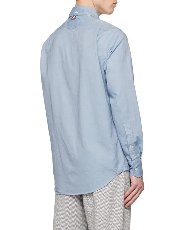 Thom Browne 4-bar Long-sleeve Shirt