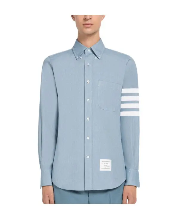 Thom Browne 4-bar Long-sleeve Shirt