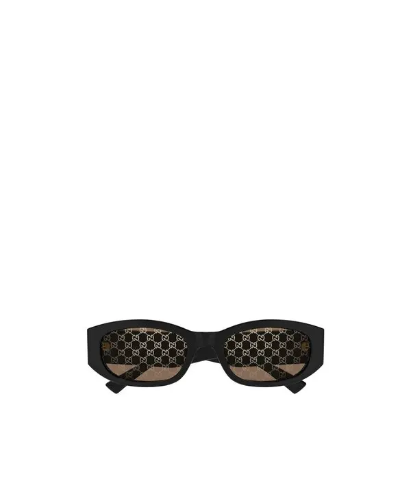 Gucci Rectangular Frame Sunglasses - Black