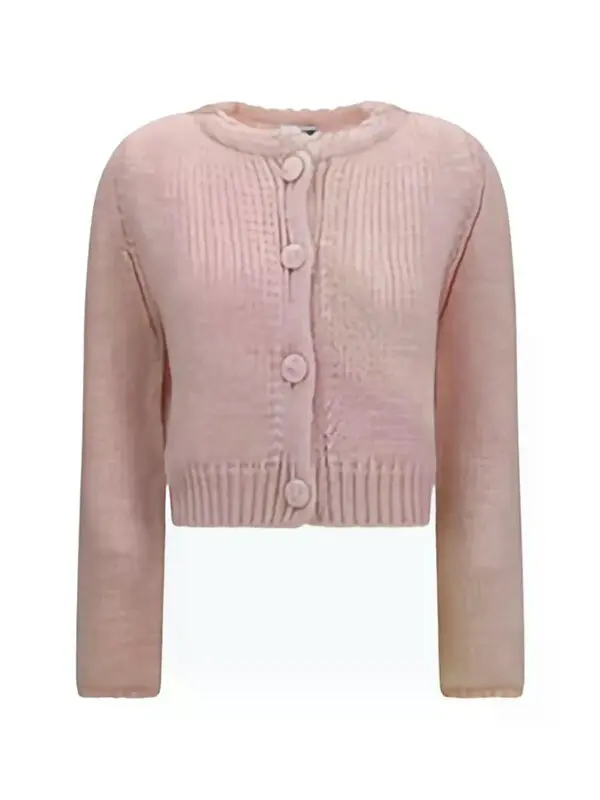 FORTE_FORTE Chunky-knit Button-up Cardigan