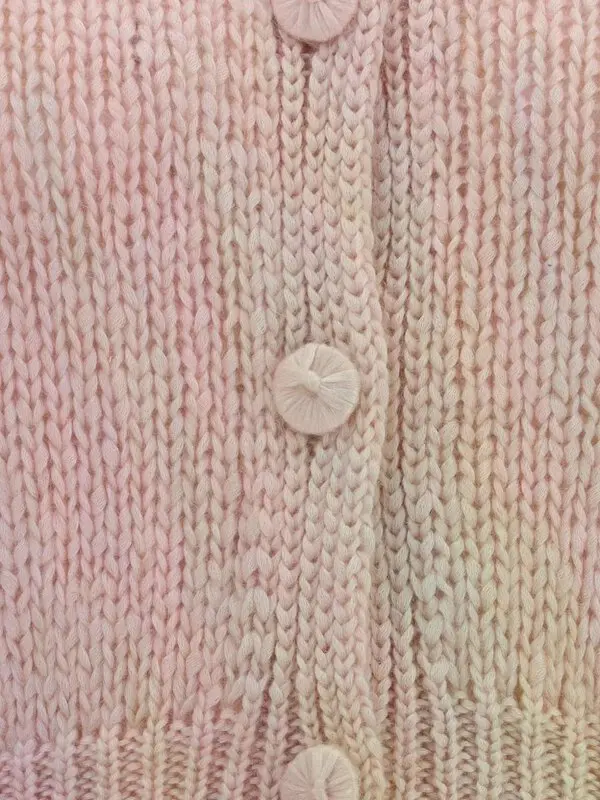 FORTE_FORTE Chunky-knit Button-up Cardigan