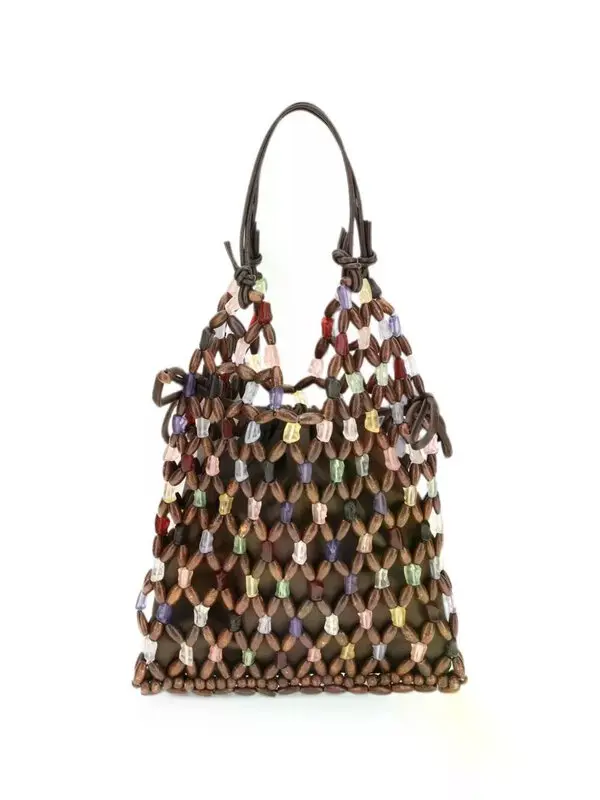 Staud Karla Bead-embellishment Shoulder Bag