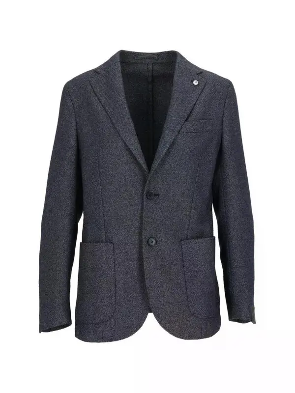 L.B.M. 1911 Single-breasted Notched-lapels Blazer