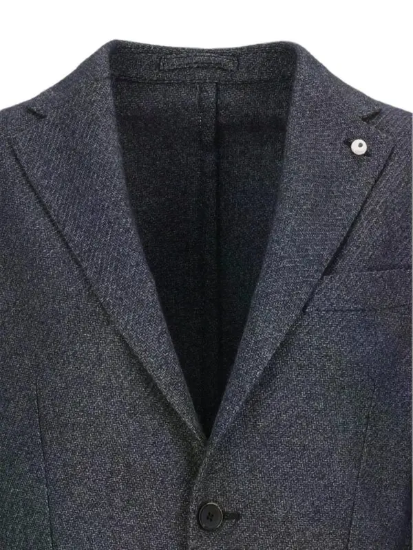 L.B.M. 1911 Single-breasted Notched-lapels Blazer