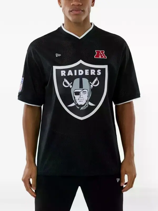 New Era Las Vegas Raiders Nfl Oversized Mesh T-shirt - Black