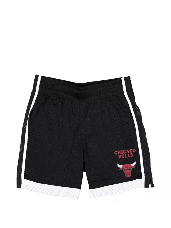 New Era Chicago Bulls Nba Mesh Track Shorts - Black